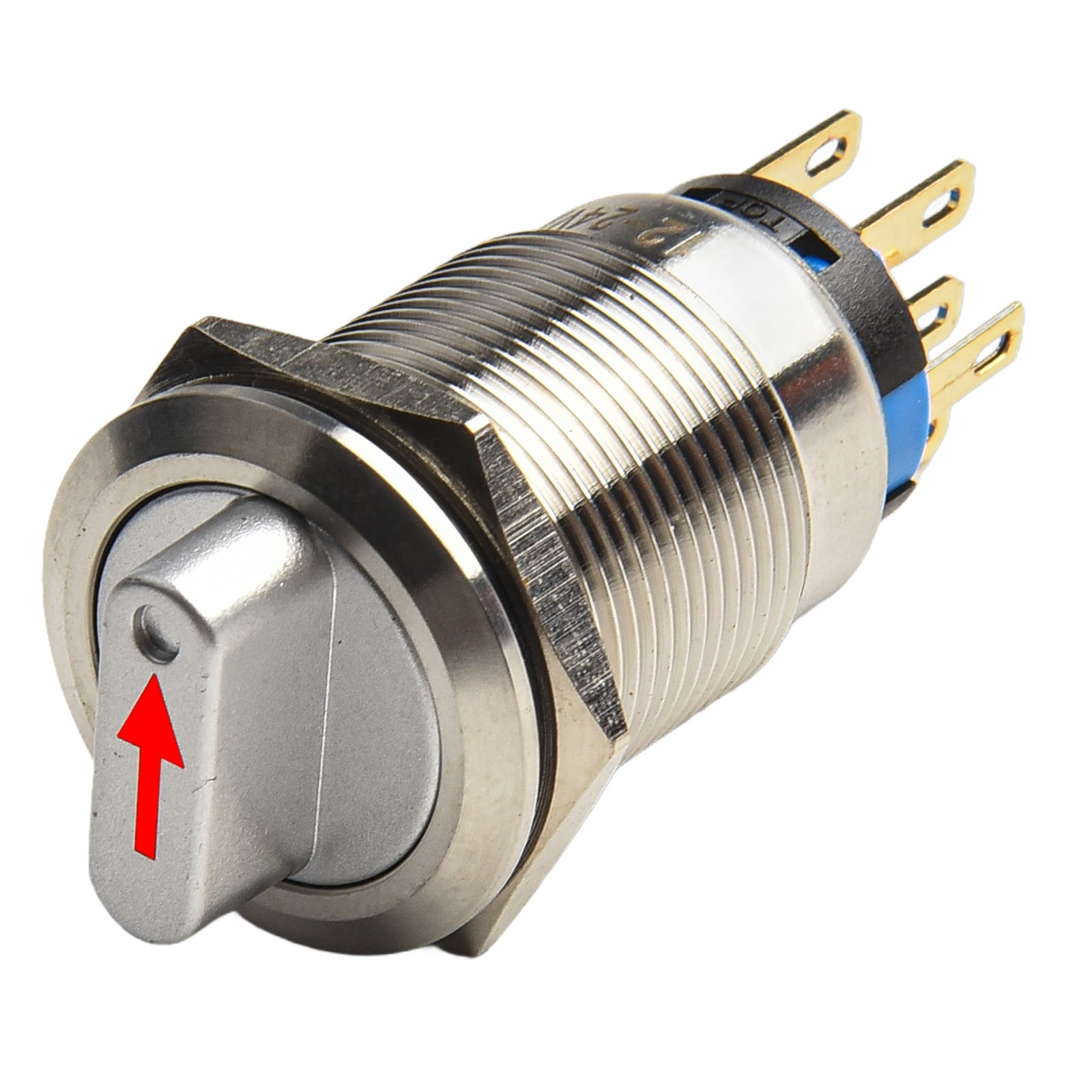 DAMIFU Long lasting 3 Position Selector Switch Stainless Steel 19mm ...