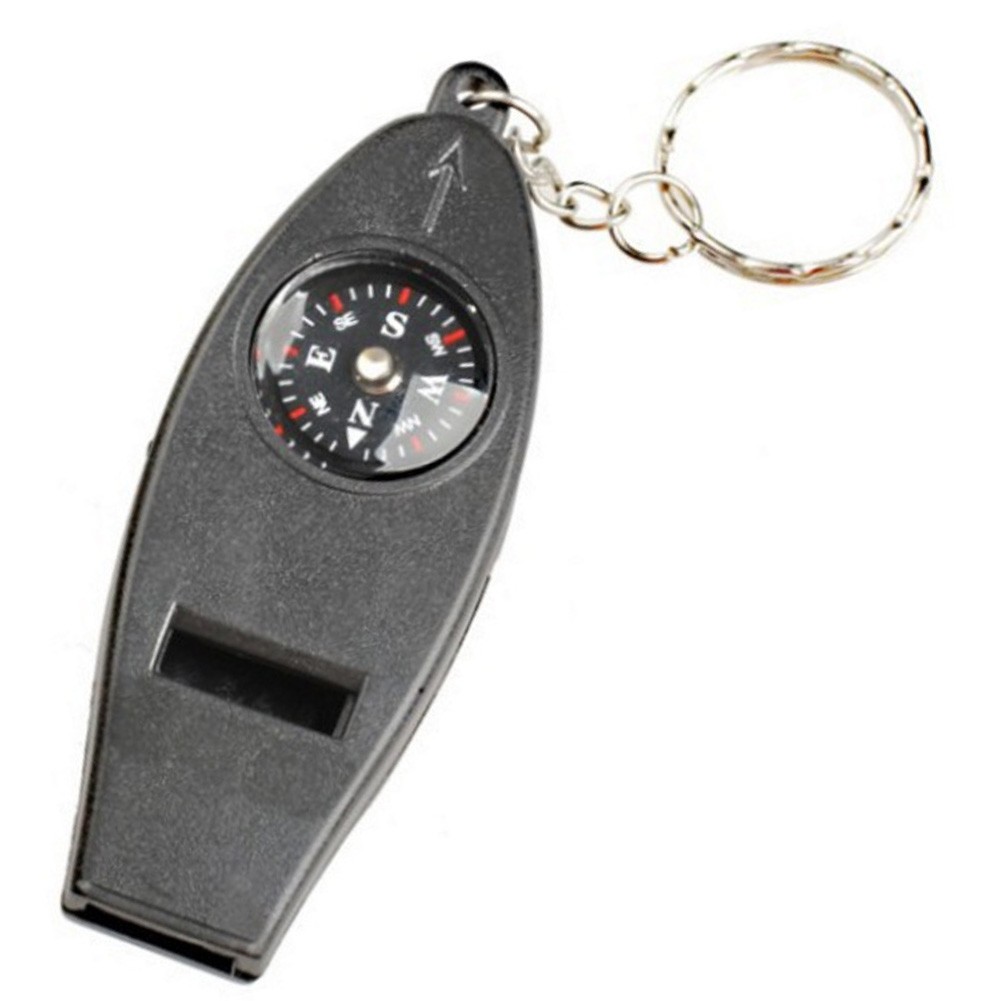 DAMIFU Outdoor Survival Whistle With Compasss Magnifier Thermometer for ...
