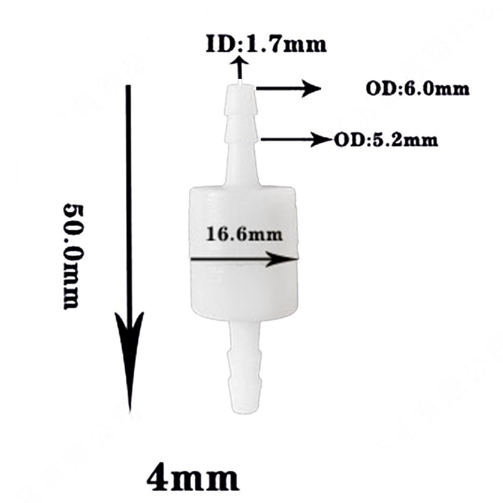 DAMIFU Plastic Check Valve Gas Check Valve Water Stop Valve Pipeline ...