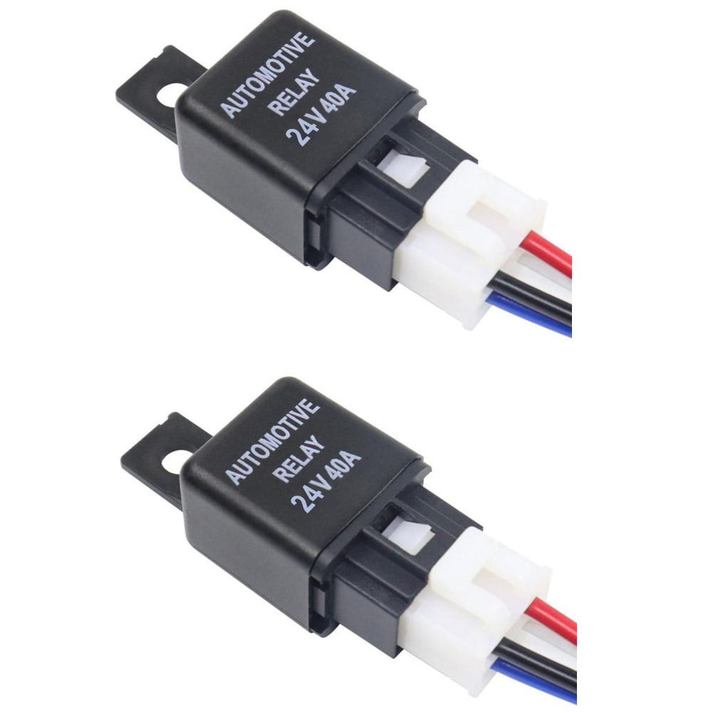 DAMIFU Quality 12V 40A Car Automotive 4 Pin SPST Relay With SPST ...