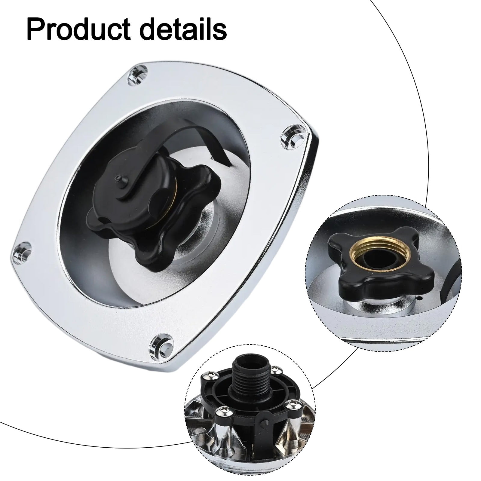 DAMIFU RV Water Inlet with Built-in Regulator & Check Valve for Safe ...