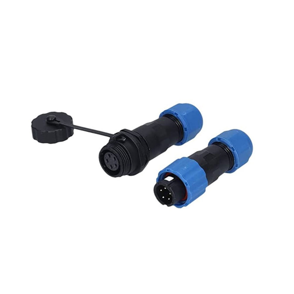 DAMIFU SP13 4 Pin Aviation Connector Socket IP68 Waterproof Plug and ...