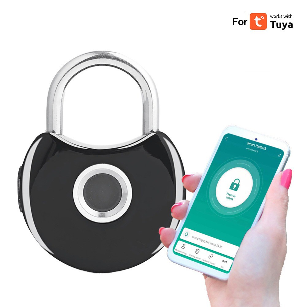 DAMIFU Smart Padlock For For Tuya -compatible Fingerprint Lock ...