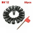 DAMIFU Torx Screws Black Carbide Inserts M2 M2.5 M3 M3.5 M5 Metal Screw ...