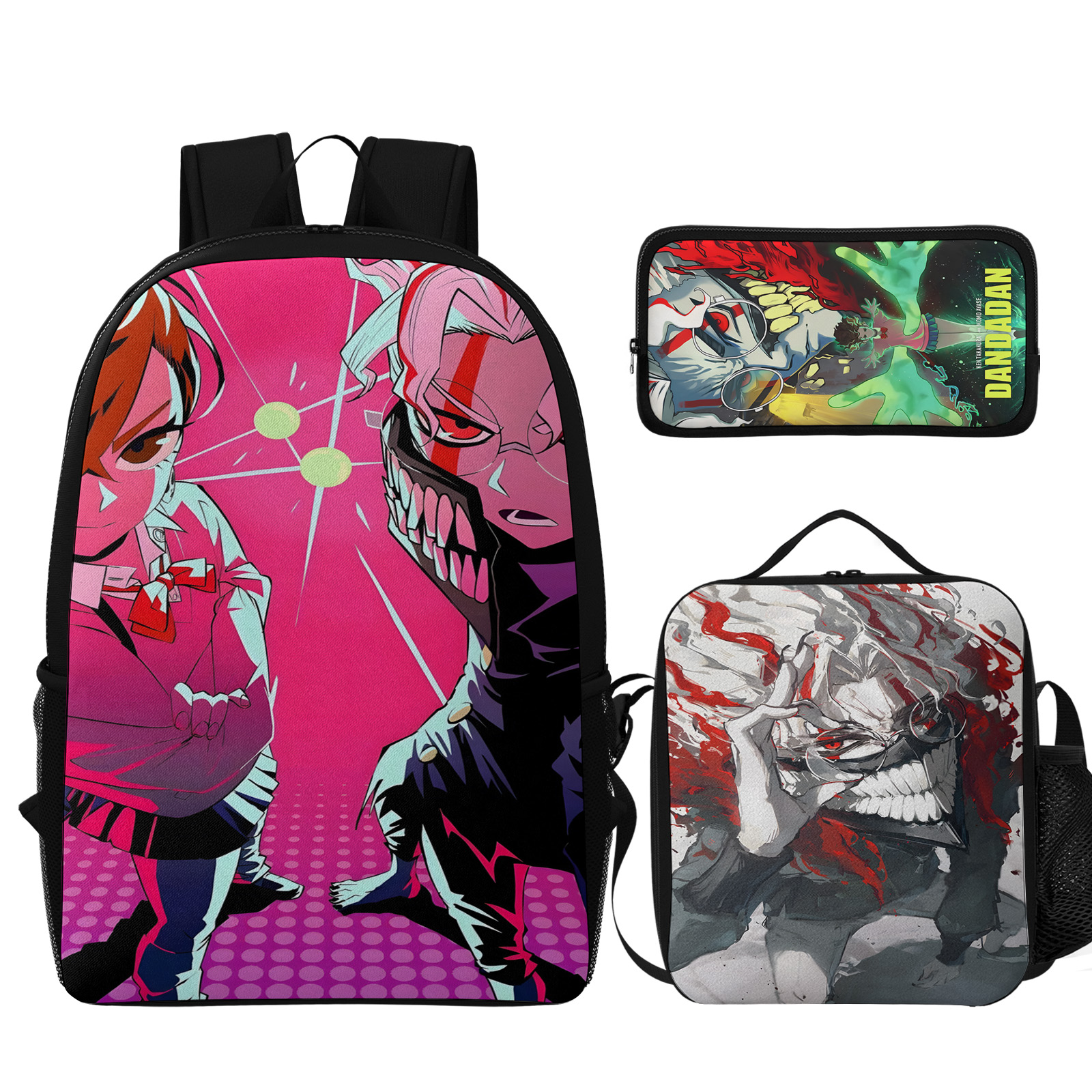 DAN DA DAN Takakura Ken Anime Cartoon 3Pcs Backpack with Lunchbox and ...