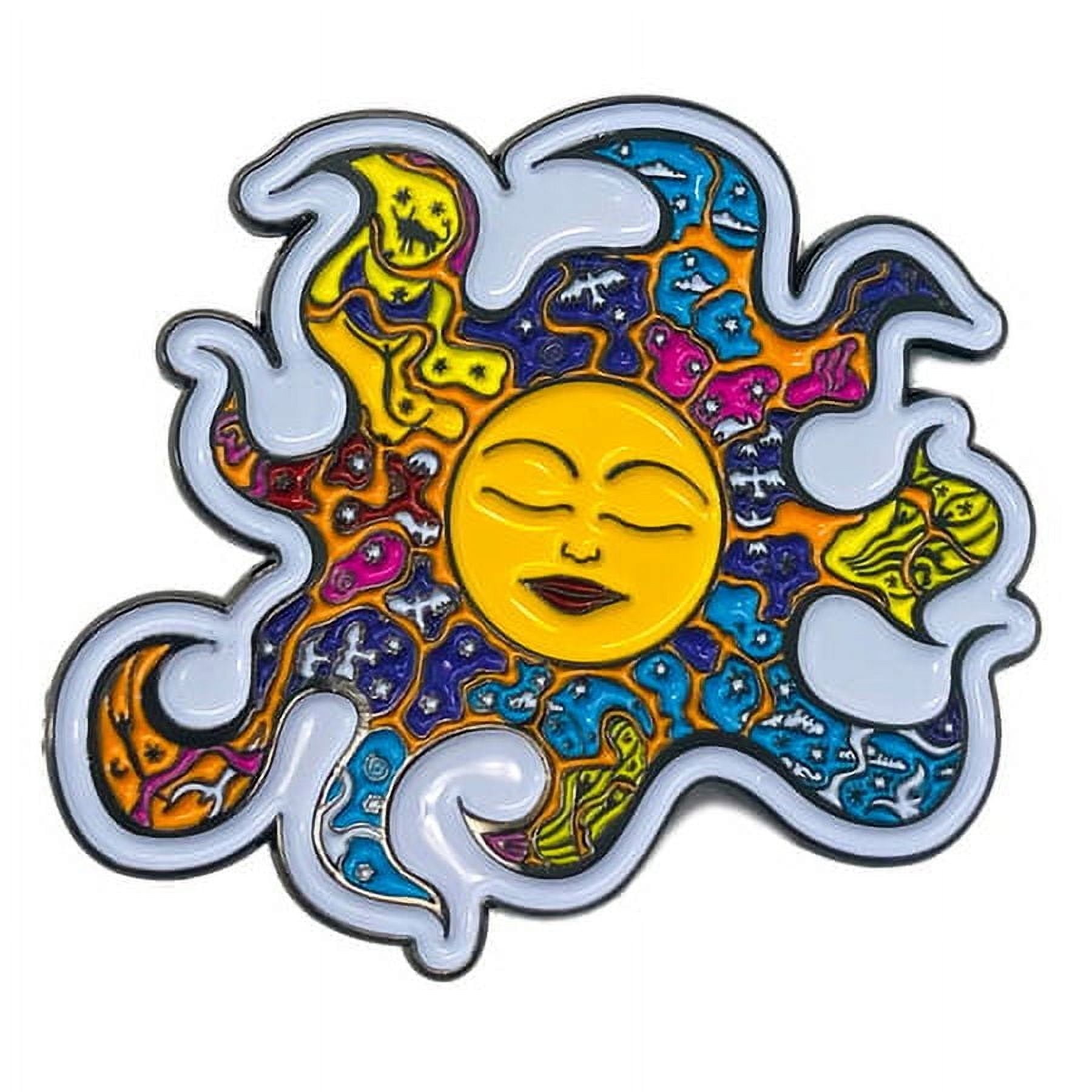 DAN MORRIS SLEEPING SUN PIN - Sleeping Sun w/ Extra Thick Raised Epoxy ...
