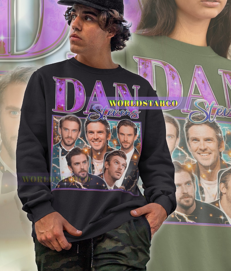 DAN STEVENS Sweatshirt, Dan Stevens Homage Sweatshirtter, Dan Stevens ...