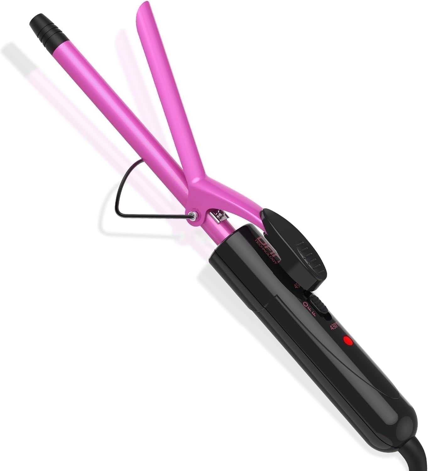 DAN Technology Portable 1/2 inch Ceramic Curling Iron Wand with ...