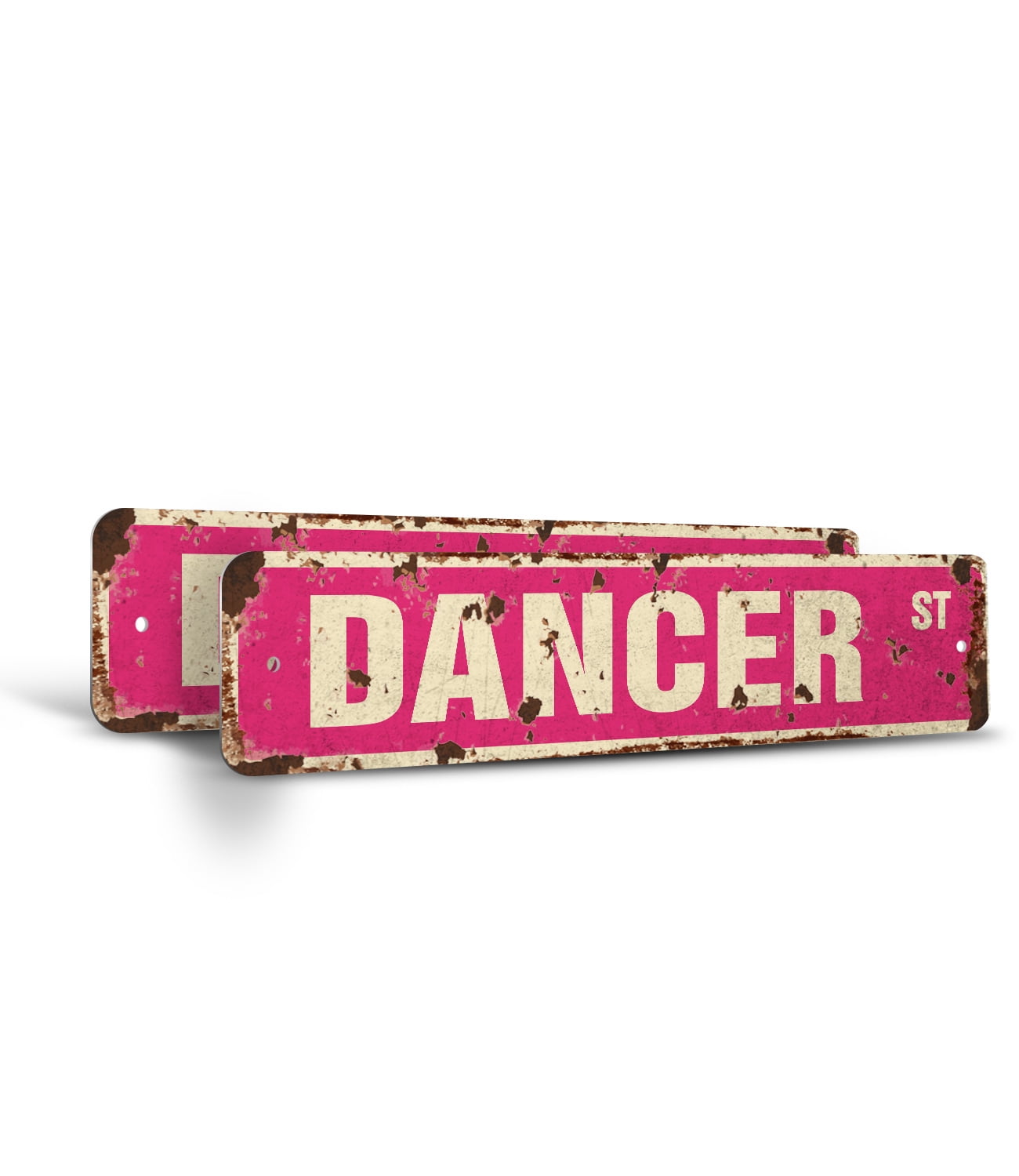 DANCER Vintage Style Rustic Street Sign – (2 Pack) Dancing Dance Studio ...