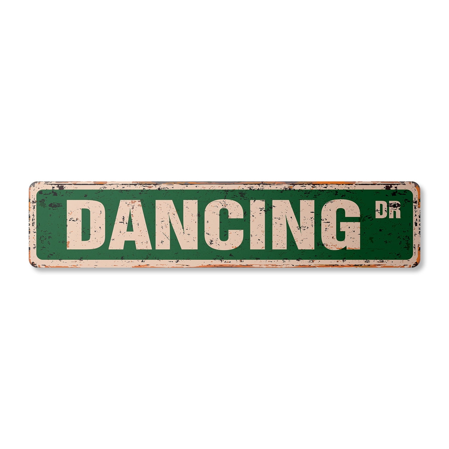 DANCING Vintage Plastic Street Sign salsa tap ballet ballroom lessons ...