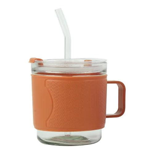 DANDELIONS 350ml Mini Handle Glass Cup Heat Insulation AntiScald ...