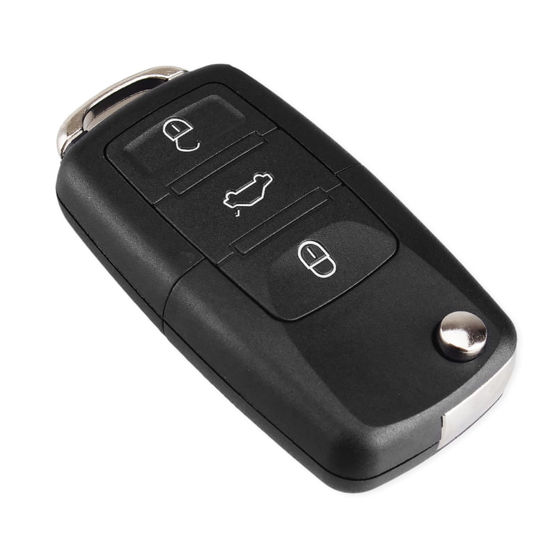 DANDKEY 2 Buttons Remote Flip Folding Car Key Shell Replacement for VW ...
