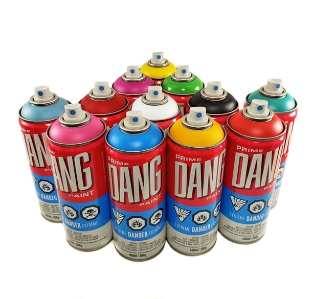 DANG Prime 400ml Mural Spray Paint Kit for Aerosol Art - Main Set of 12 ...