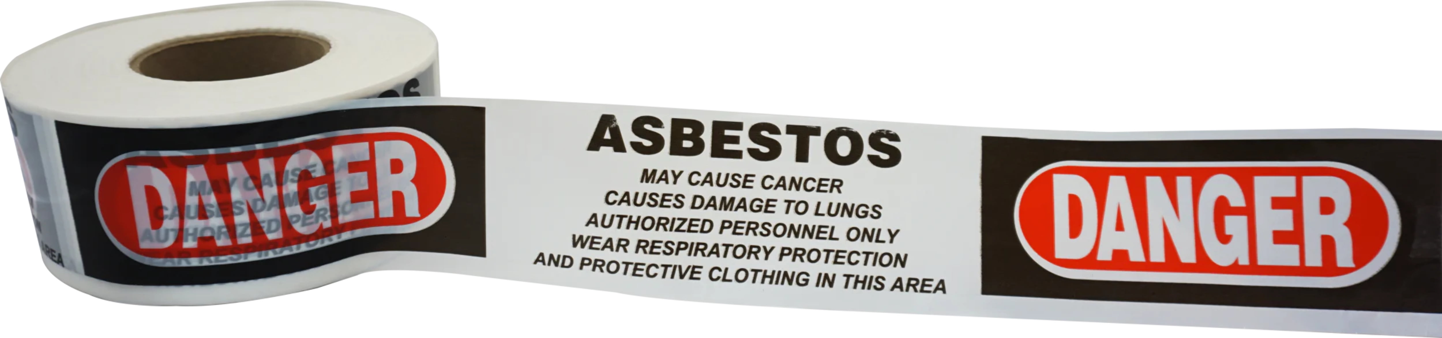 "DANGER ASBESTOS TAPE" BARRICADE TAPE 3" X 1000' 8 ROLLS - Walmart.com