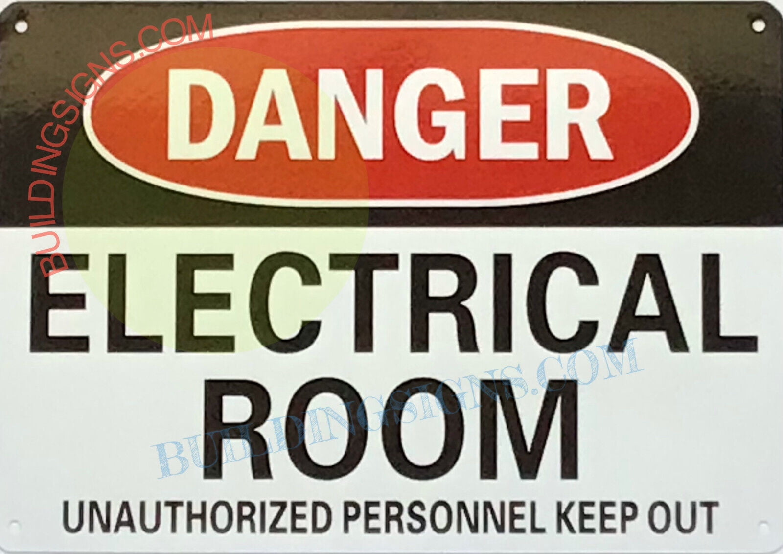 DANGER ELECTRICAL ROOM SIGN((7x10,WHITE,ALUMINUM)-ref19722 - Walmart.com