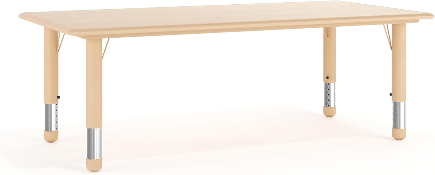 DANJUNKAI Wren Adjustable Classroom Activity Table for School and Home ...