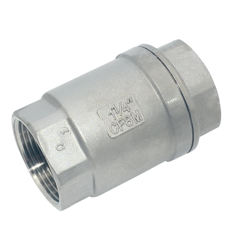 DANSPEED 1-1/4" 1.25 inch Stainless Steel Vertical Check Valve NPT ...
