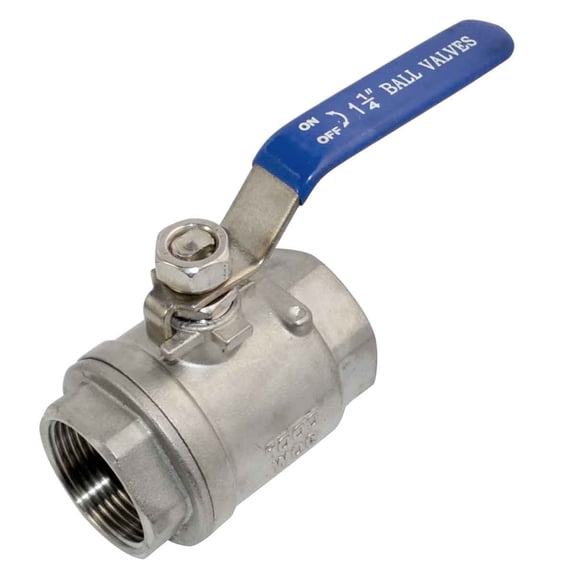 DANSPEED 1/2" Stainless steel Ball Valve Full Port, NPT Threaded,1000 ...
