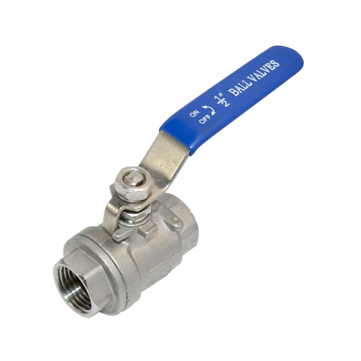 DANSPEED 1/2" Stainless steel Ball Valve Full Port, NPT Threaded,1000 ...