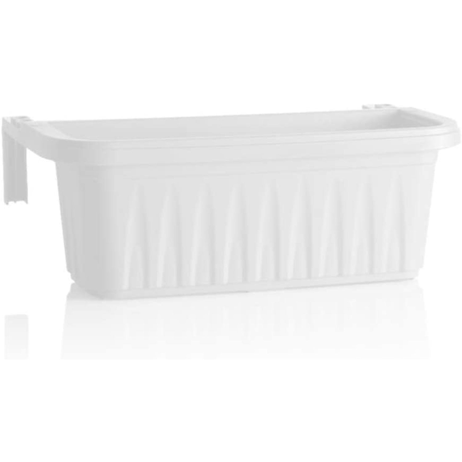 DANYAXUAN 24" Adjustable Railing Planter, White - Walmart.com