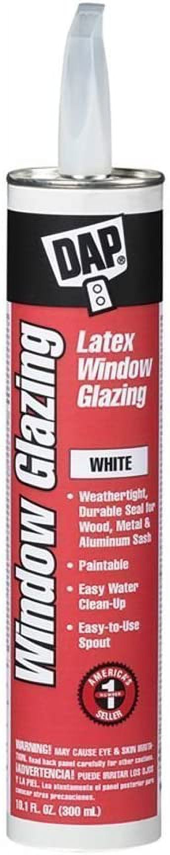 DAP 12108 12 Pack 10.1 oz. Latex Window Glazing, White - Walmart.com