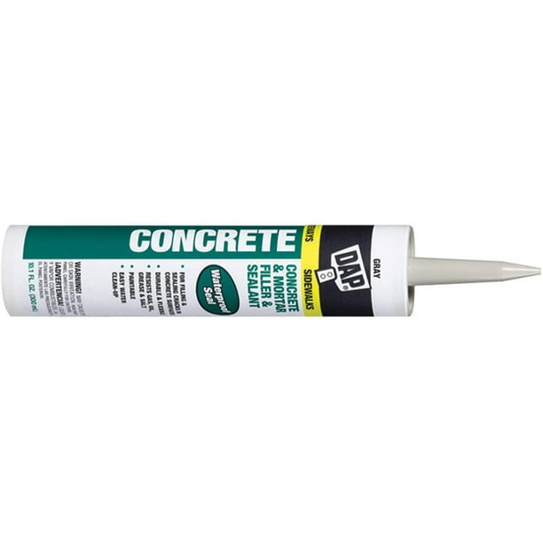 DAP 18096 10.1 oz, Gray Concrete & Mortar Filler & Sealant - Quantity ...