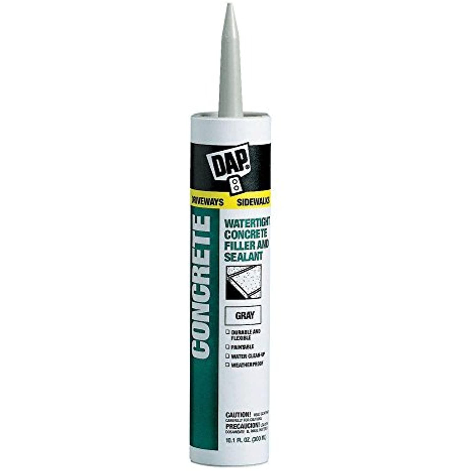 DAP 18096 High Performance Waterproof Concrete Filler and Sealant, 10.1 ...