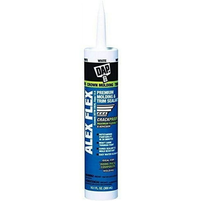 DAP 18542 2 Pack 10.1 oz. Alex Flex Premium Molding and Trim Sealant ...