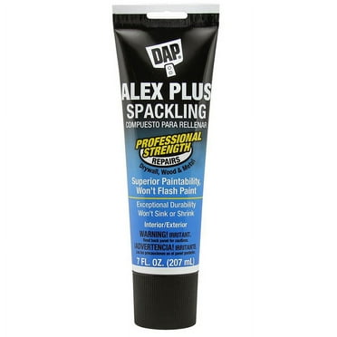 DAP Alex Plus Spackling, 32 oz, Ready-to-Use Drywall Filler, Wood ...