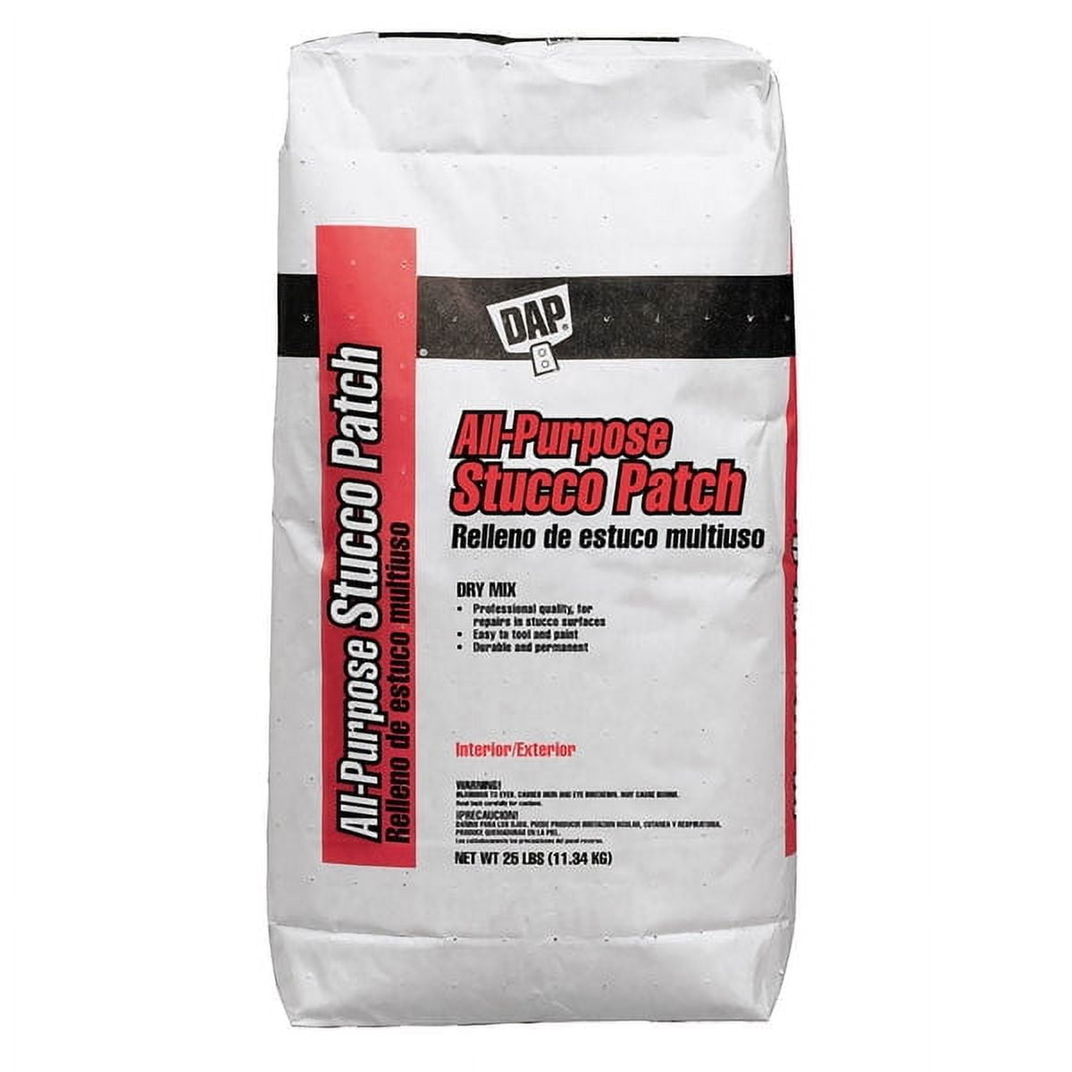 1 pc DAP 25 lb Indoor and Outdoor Stucco Patch - Walmart.com