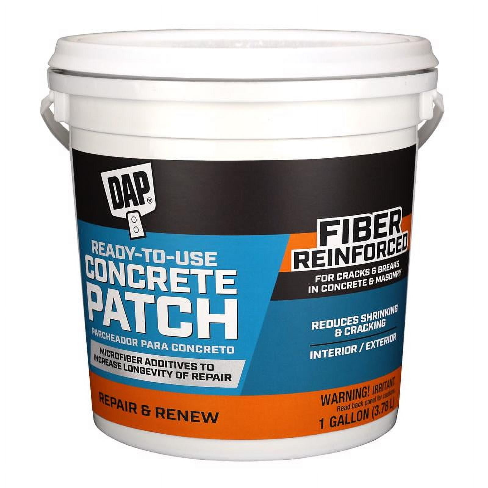 DAP 31090 1 gal. Ready-Mixed Concrete Patch - Walmart.com