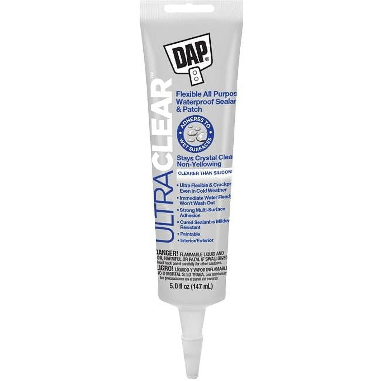 DAP 5 oz Ultra Clear Flexible Sealant - Walmart.com