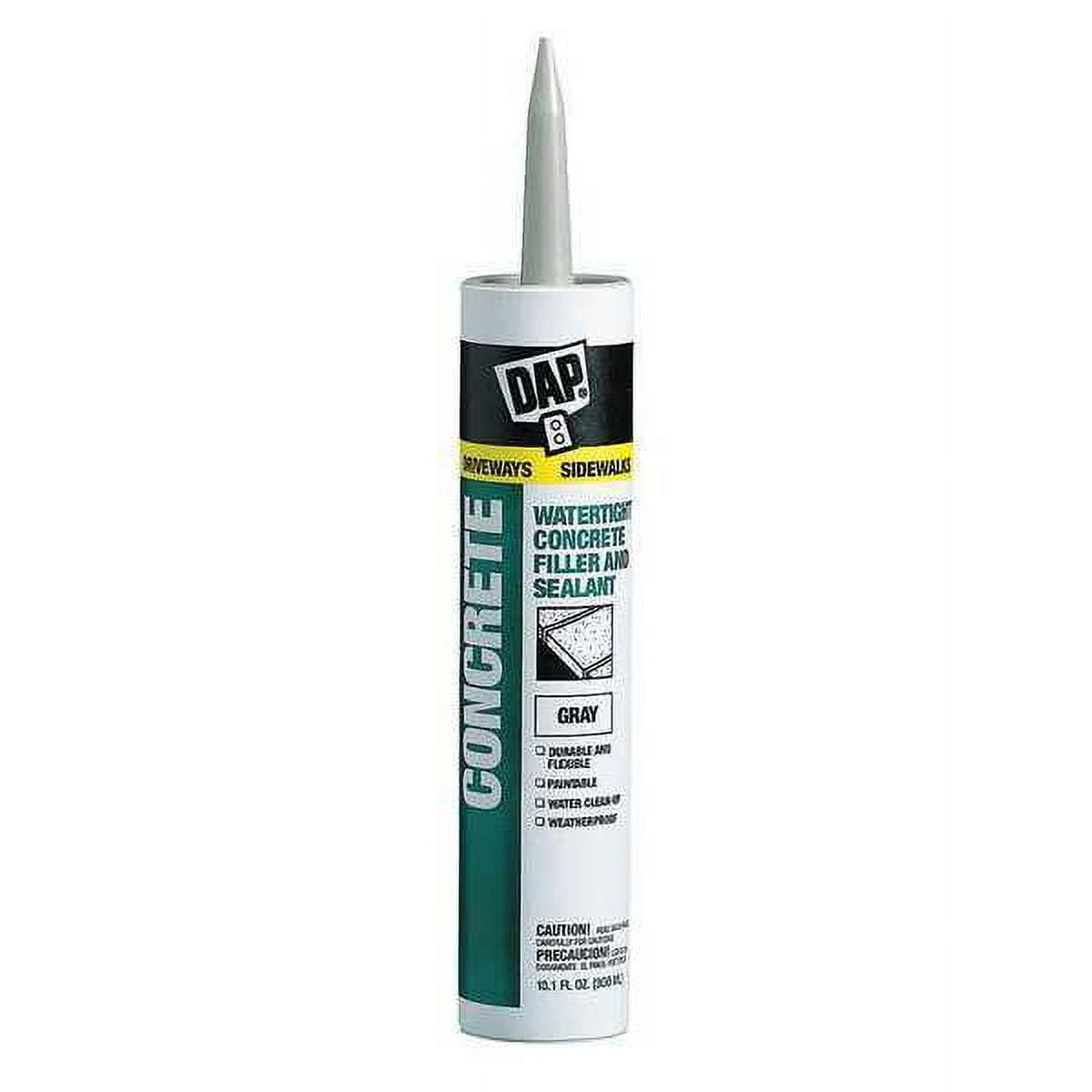 DAP 7079818096 10.1 oz Tube Of Gray Concrete / Mortar Filler & Sealant ...