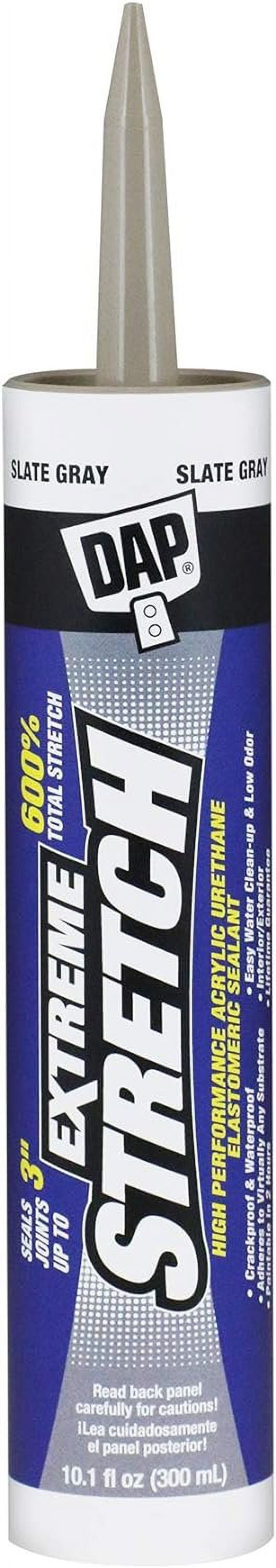 DAP 7079818711 Extreme Stretch Elastomeric Sealant, Slate Gray, 10 ...