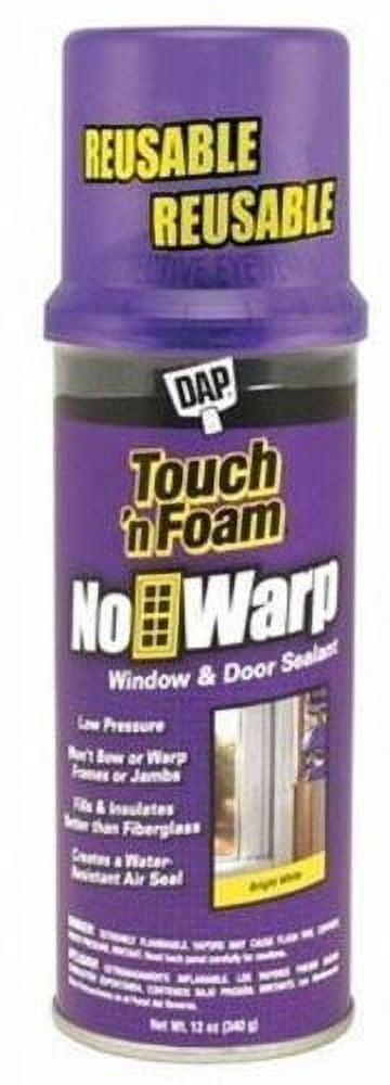 DAP Touch 'N Foam No Warp Window & Door Sealant - Low Pressure ...