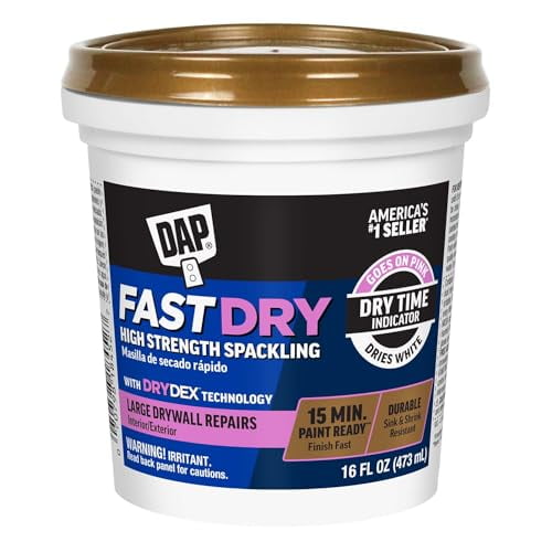 DAP Fast Dry High Strength Spackling with DryDex Technology, Pink/White ...