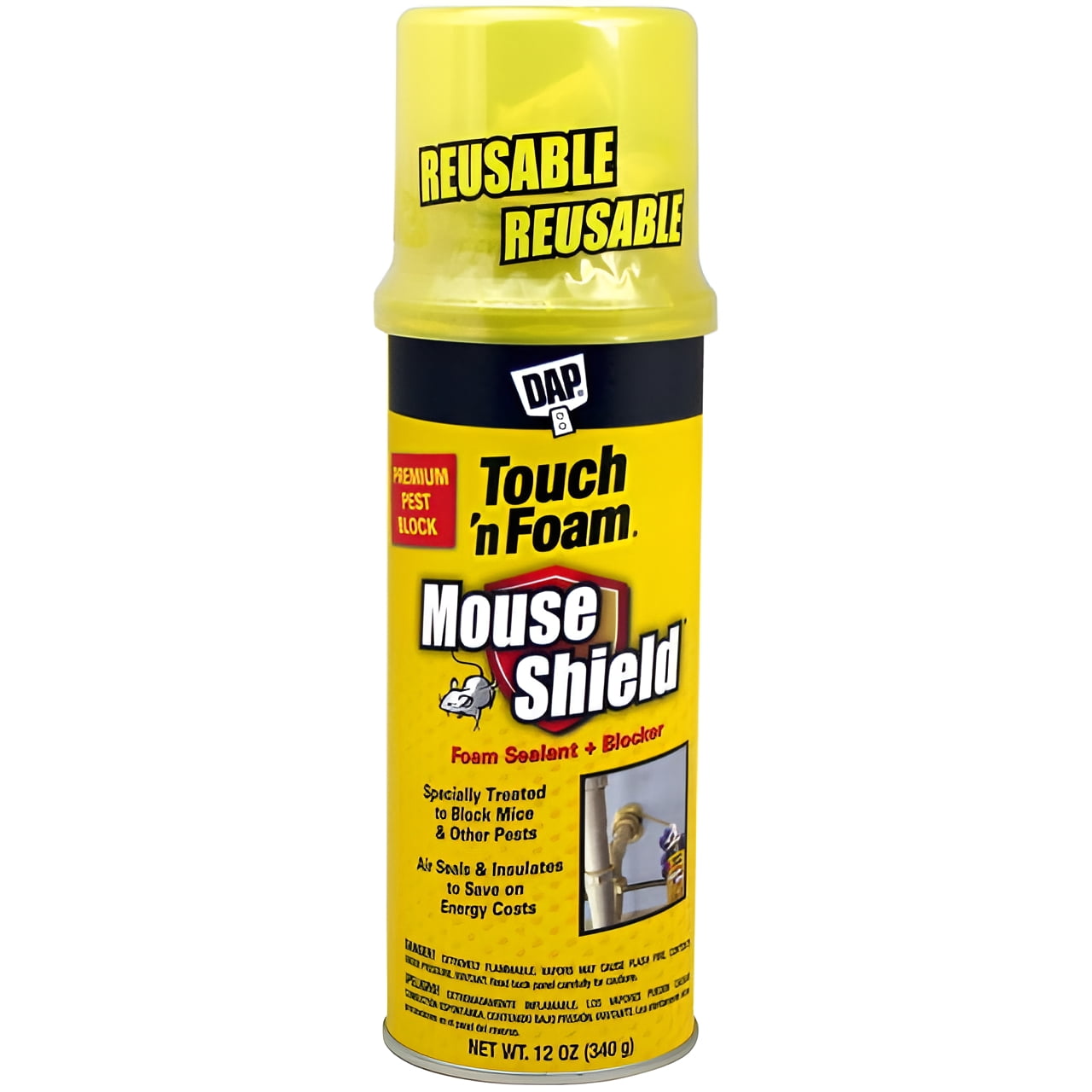 DAP Mouse Shield Foam Sealant: Hole Filler, Crack Fill & Insulation ...