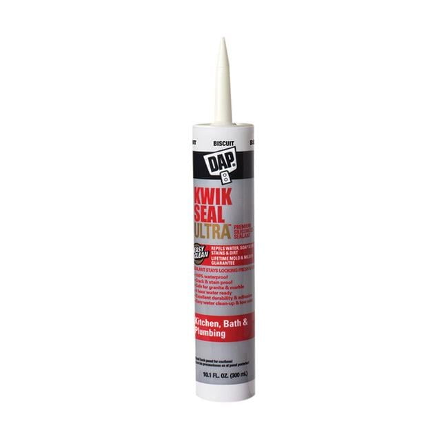 DAP Products 18899 10.1 oz Kwikseal Ultra Premium Siliconized Sealant ...