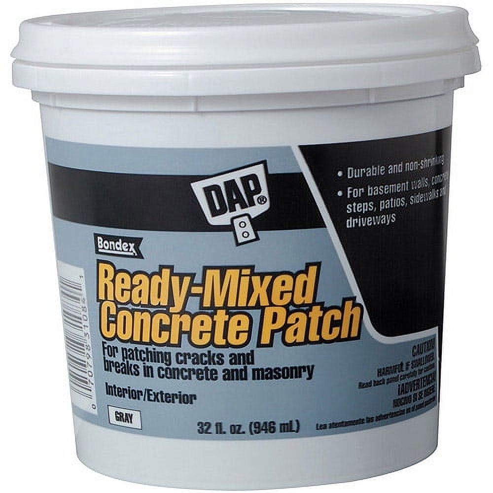 DAP® 32 oz Gray Ready-Mixed Concrete Patch Bucket - Walmart.com