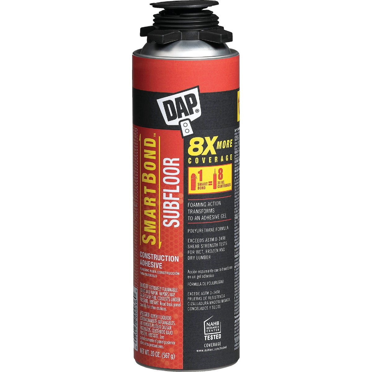 DAP SMARTBOND 20 Oz. Gun Grade Subfloor Adhesive 7079800056 - Walmart.com