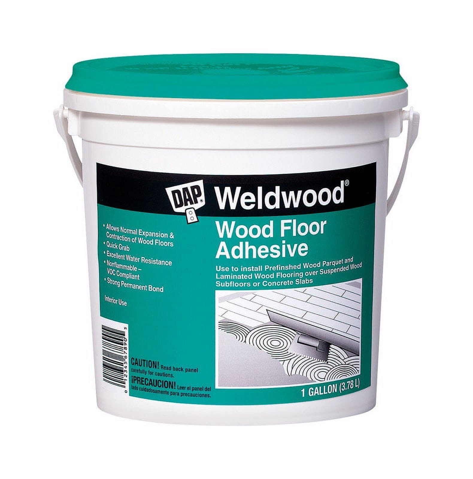 DAP Weldwood Off-White Wood Flooring Adhesive 1 gal - Walmart.com