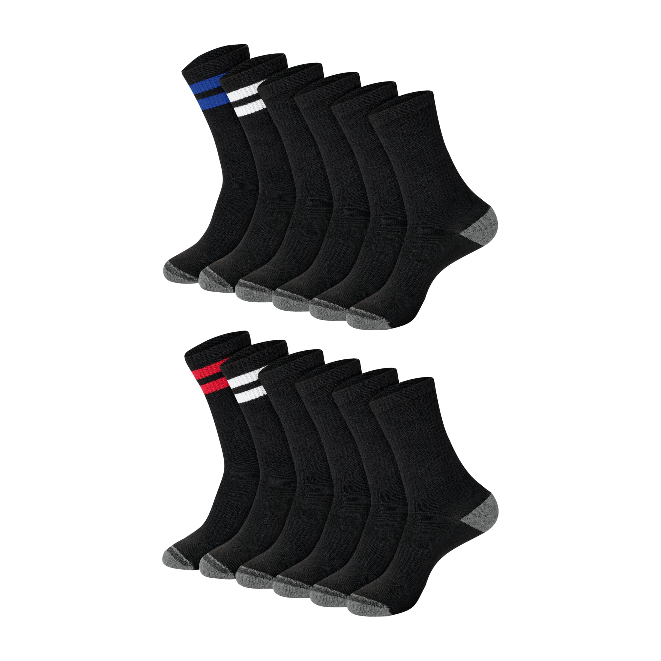 DAPRZIY Men's Socks, Active Cool X-temp Lightweight Moisture-wicking ...