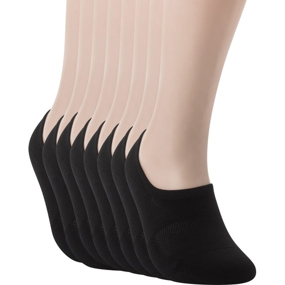 DAPRZIY No Show Socks Wide Toe Box For Health Bunion Unisex Size S to X ...