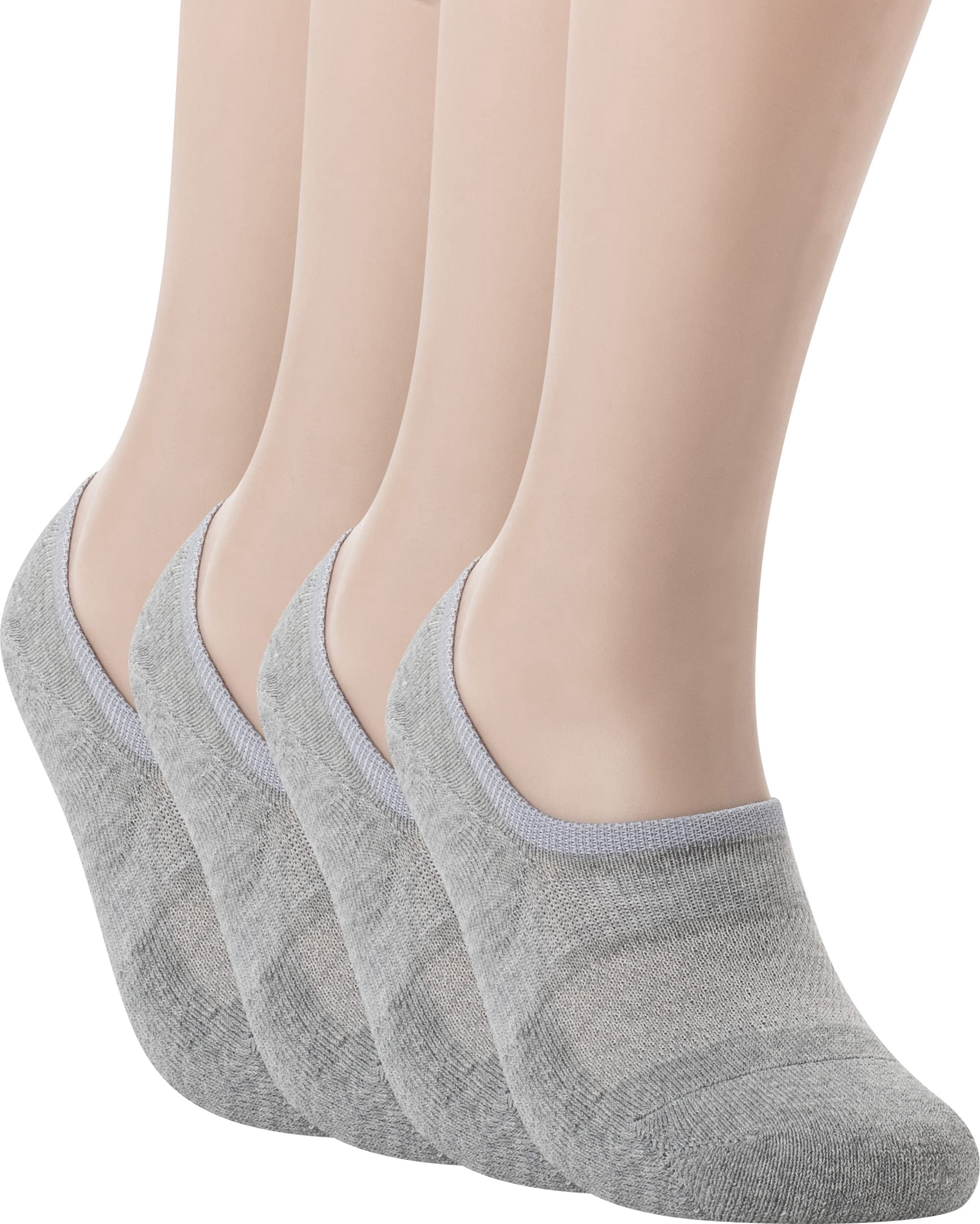 DAPRZIY No Show Socks Wide Toe Box For Health Bunion Unisex Size S to X ...