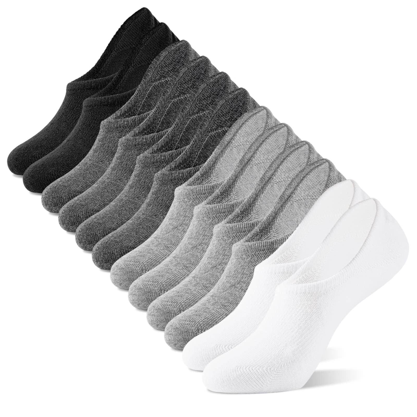 DAPRZIY No Show Socks Women & Men Low Cut Ankle Short Anti-slid ...
