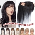 DAPRZIY Remy Human Hair Extensions Clip In Women's Topper Toupee ...