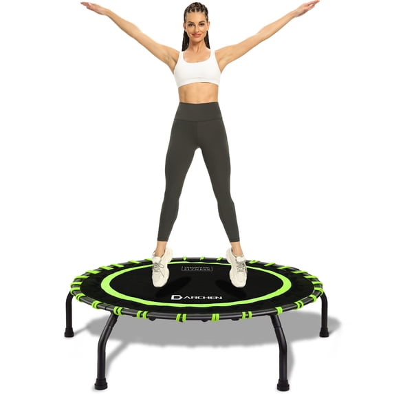 DARCHEN 400LBS Rebounder Trampoline for Adults, Mini Trampoline Indoor ...