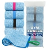 DARCHEN [5 Pack] Gym Towels Accessories for Men, Quick Dry Sweat Towel ...