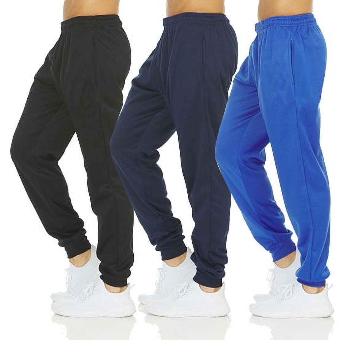 Climate Concepts Men's and Big Men's Fleece Cargo Pocket Sweatpants ...