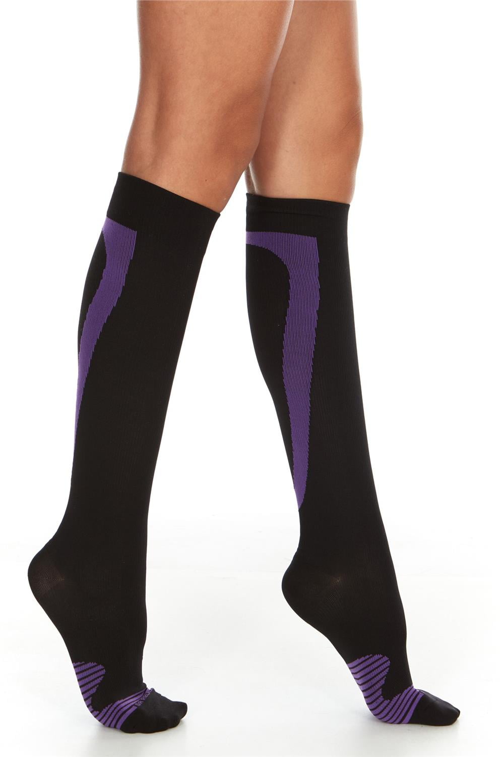 DARESAY Knee High Athletic Compression Energy Socks Medical Men Women ...